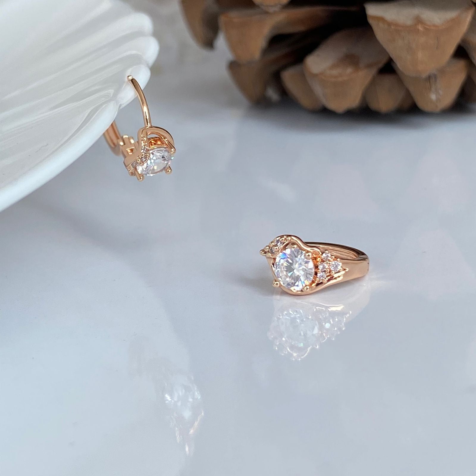 Laila Mini Luxe Hoops ( White) | Premium Anti Tarnish 18k Earrings | LAVENDER OFFICIAL ...