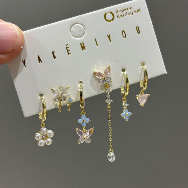 Herix Multi Piercing Ear Combo 05 (925 Silver) | Premium Ear Combo ...