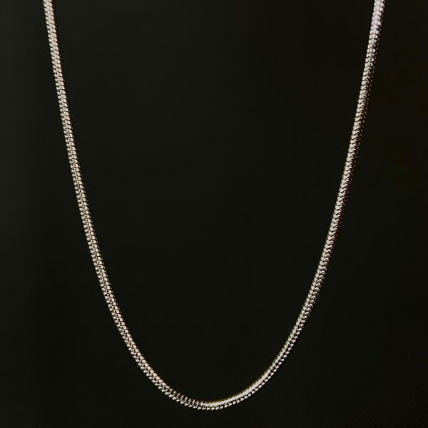 Snake Silver SST Men's Chain 2mm | Lavender Official