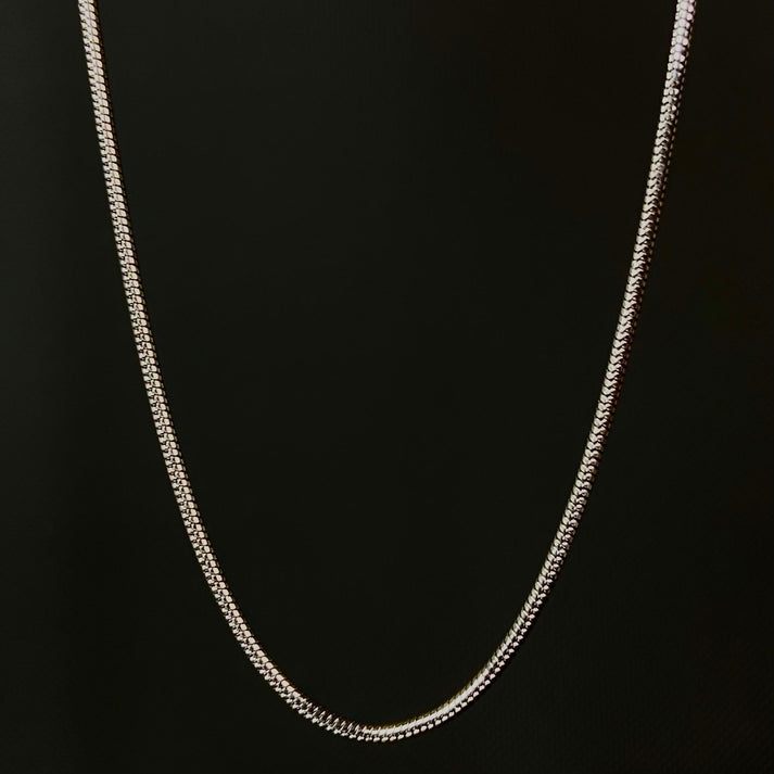 Snake Silver SST Men's Chain 2mm | Lavender Official