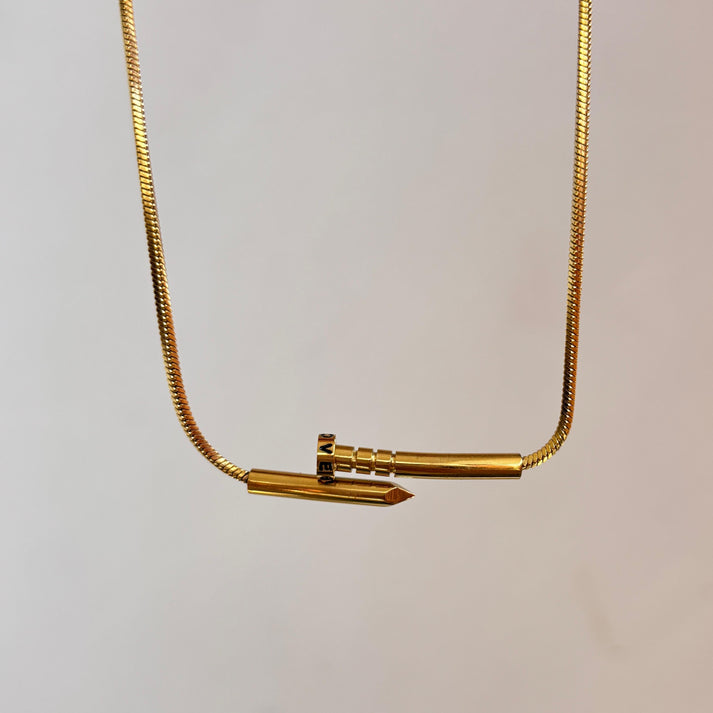 Nail Necklace | Anti-Tarnish Necklaces | LAVENDER OFFICIAL – Lavender ...