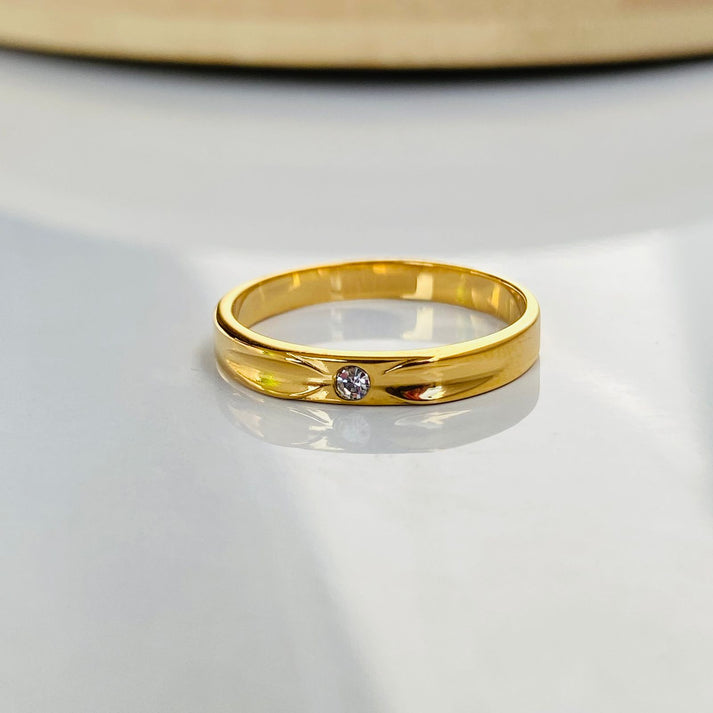 Amara Band Ring | Premium Anti Tarnish 18k Rings | LAVENDER OFFICIAL – Lavender Official