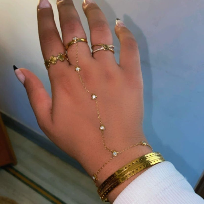 Hand Chains | Lavender Official |Premium Brass Jewelry